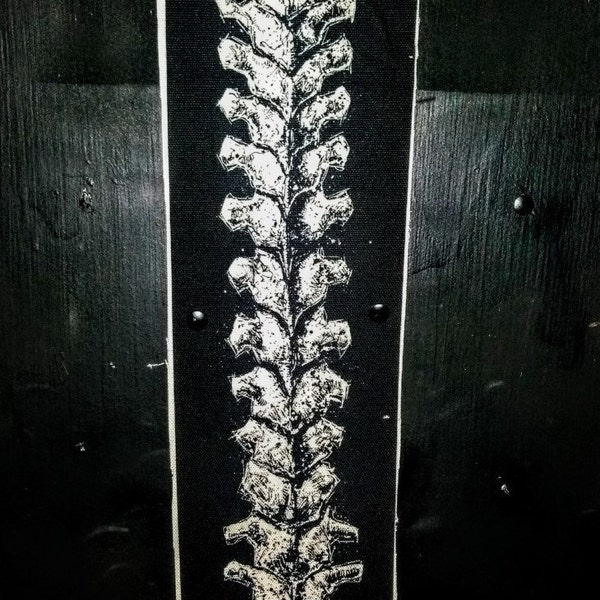 Spine Back Patch, Spinal Column, Skeleton Patch, Bones Patch, Cloth Patch, Badge, Back Patch ...