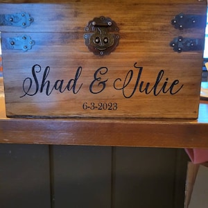 Rustic Card Box Wood Card Box Country Wedding Decor Burlap - Etsy