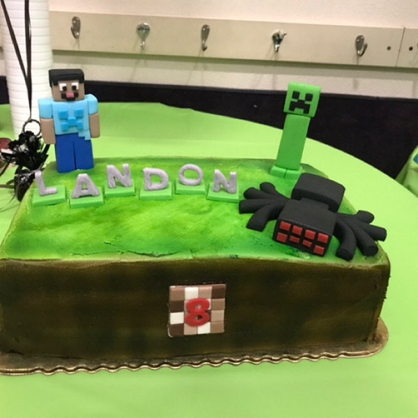 Fondant Minecraft Set - Etsy