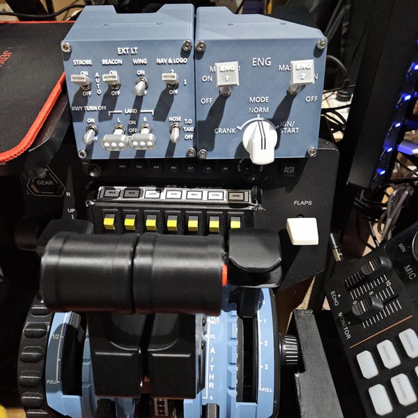 Boeing 737 ATC / TCAS Panel - Flight Simulator - Home Cockpit Panels - Etsy