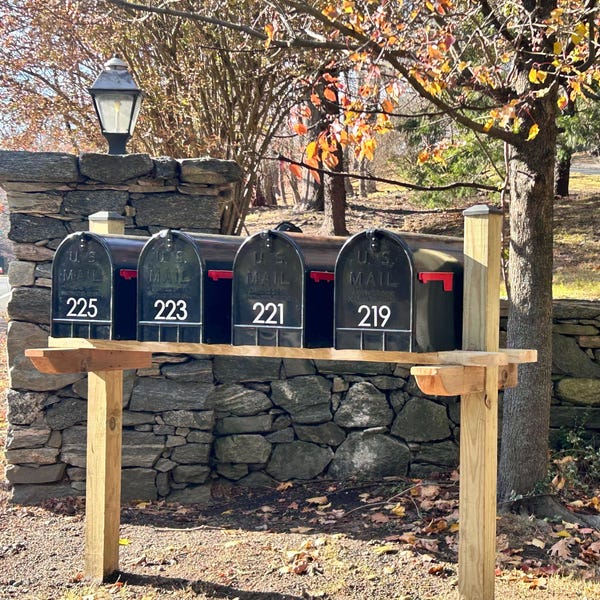 Modern Mailbox Numbers Address - Reflective Mailbox Street Address and ...