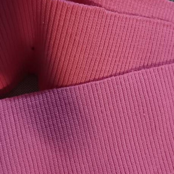 20 X 100 Cm Rib Knit Fabric, Stretch Ribbing Fabric for Cuffs Hems ...