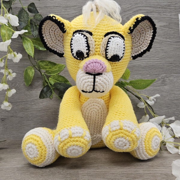 Simba- the Lion Crochet Pattern - Etsy