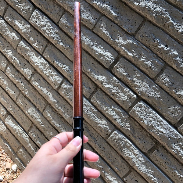 Hand Carved Witches or Wizards Wand. Dwarvish Wand With Runes. Made ...