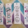 Psalms Color Your Own Bookmarks Set 1 Bible Journaling Scripture ...