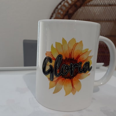 Gloria Name PNG , Gloria Sunflower Sublimation Designs Downloads ...