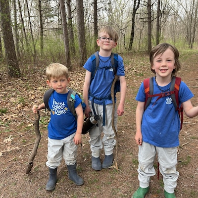 Hiking Gear Sticker for Boys, Forest School Decal for Girls, Adventure ...