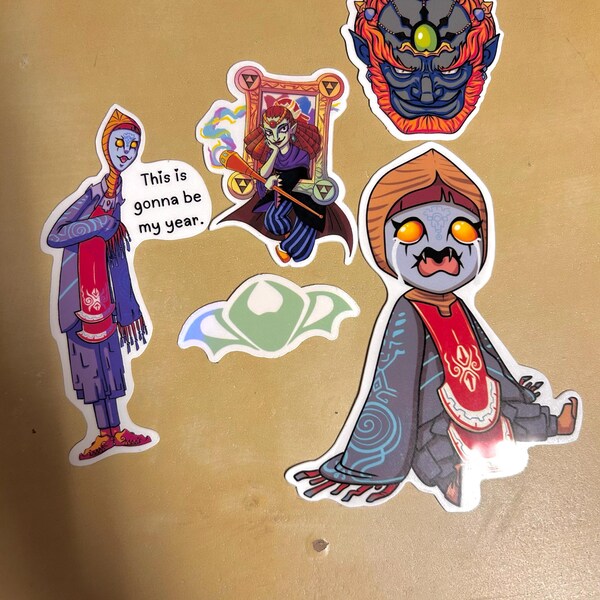 Legend of Zelda Age of Calamity Loading Sprite Inspired Stickers, 3" by ...