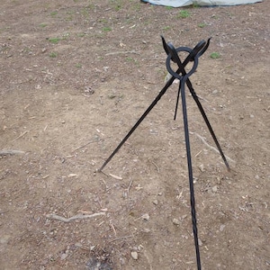 Campfire Tripod/ Chicken Water Container Holder. - Etsy