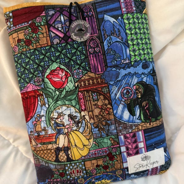 Le-stain Glass Characters, Book Sleeve, Tablet Sleeve, Tech Case ...