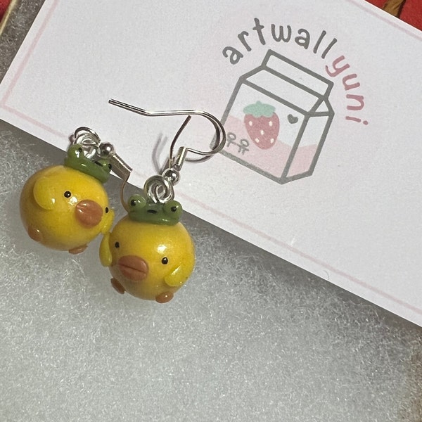Cute Matcha Tayaki Bear Charm / Handmade Polymer Clay Charms ...