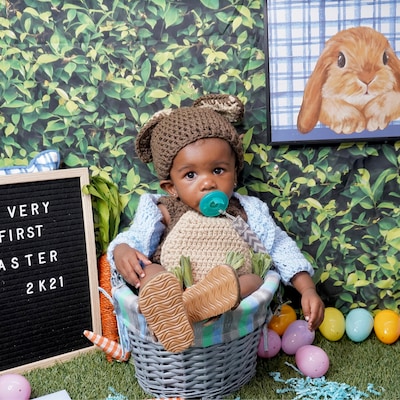 Crochet Baby Peter Rabbit Outfit-photo Props-costume - Etsy