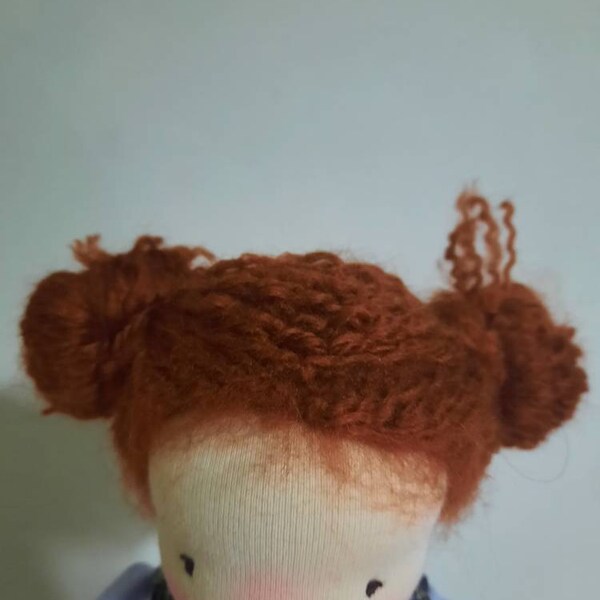 Waldorf Doll Hair Video Tutorial - Doll Making - Etsy