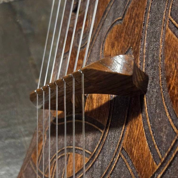 11 String Kantele in Cherry and Cedar Handmade by by Michael J King - Etsy