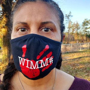 MMIW Missing and Murdered Indigenous Women Adult Face Mask mmiw dark ...