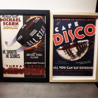 The Office Cafe Disco Poster Print Vintage Style Advertising Poster ...