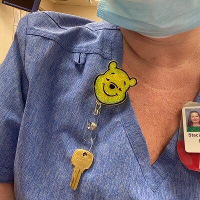 Emotional Support Co-worker Badge Reel - Etsy