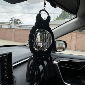 Disco Fringe Ball Macrame Disco Hanger Fringe Ball disco Ball Disco ...