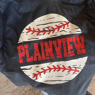 Split Baseball Svg Split Softball Svg Cut File Distressed Grunge Svg ...