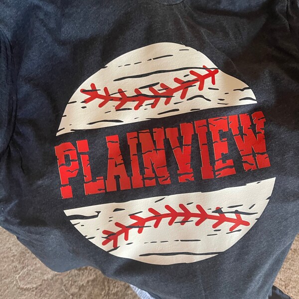 Split Baseball Svg - Split Softball Svg - Cut File - Distressed ...