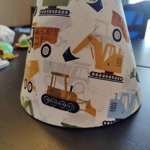 Firefighter Lamp Shade. Fire Department. Firetruck. Shades Are 9.5" X 5 ...