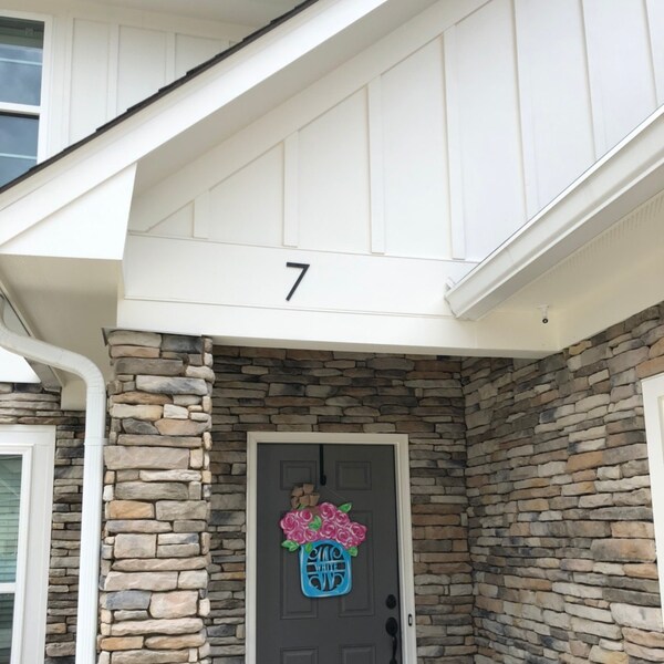 6 Inch Modern House Numbers Letters - Etsy