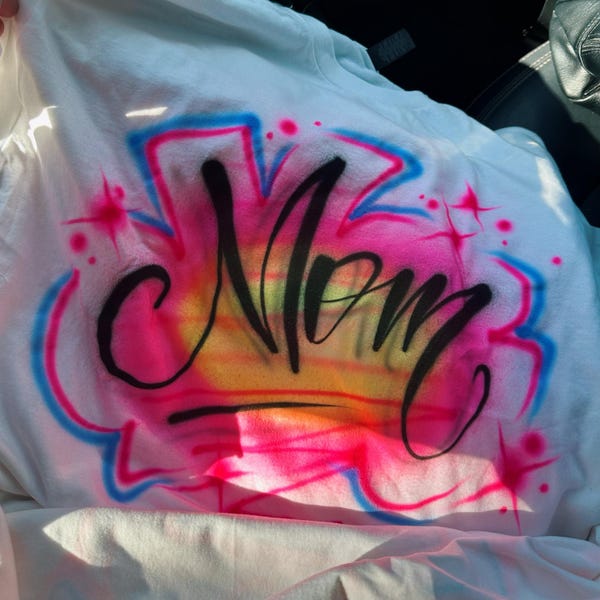 Custom Airbrush Apparel Designs | Name Shirts Personalized With Your ...
