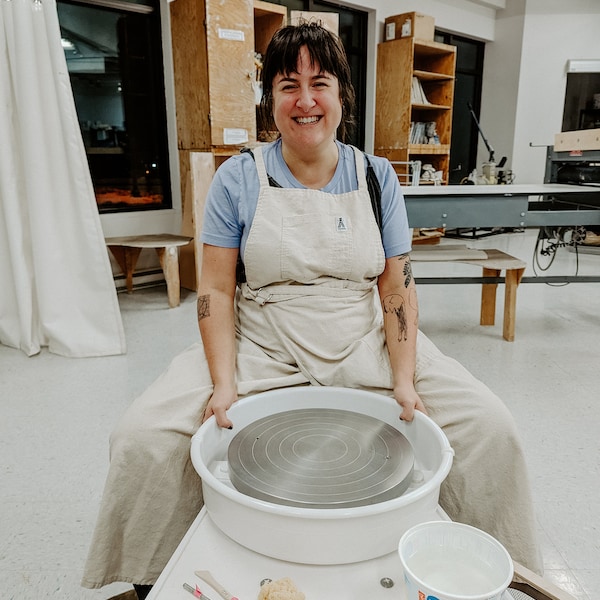 Natural Durable Cotton Canvas Pottery Apron Ceramic Apron Throwing ...