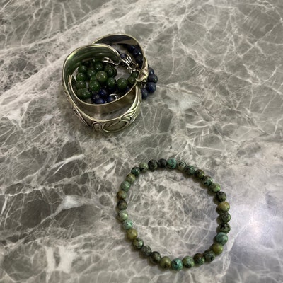 Black Tourmaline Cherry Blossom Tourmaline Hematite & - Etsy