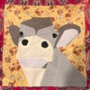 14 Pig FPP Quilt Block Pattern - Etsy