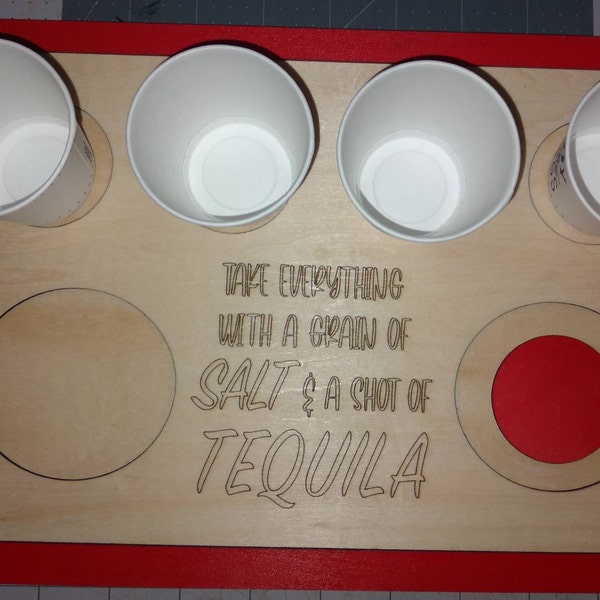 Tequila Shot Board-digital Download-glowforge-laser-svg - Etsy