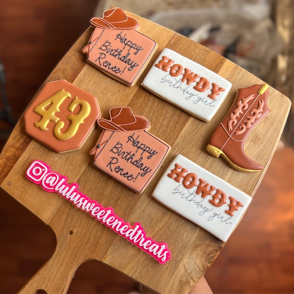 Plaque Cookie Cutter With Cowboy Hat. First Rodeo. - Etsy