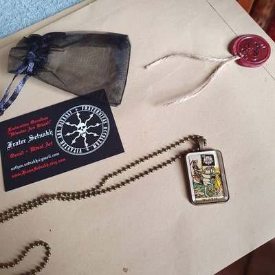 TAROT CARD TALISMAN Magick, Witch, Fortune-teller, Occult, Tarot ...