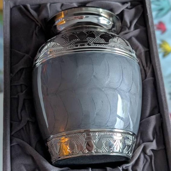 Double Adult Solid Oak Plain Urn/casket for Burial/cremation. Free ...