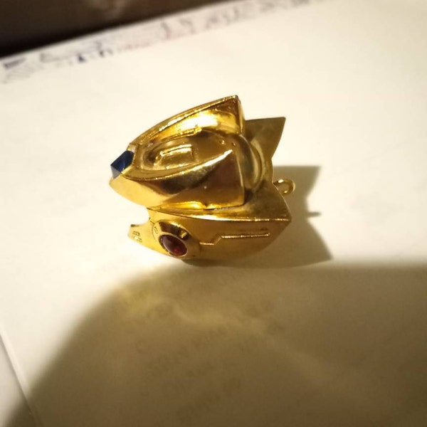 Zero Helmet - 24k Gold Plated Necklace, Keychain, Display Piece 1:10 ...