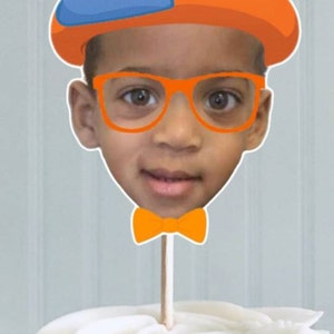 Pilot Custom Face Cupcake Toppers, Airlines Pilot, Graduation Pilot ...