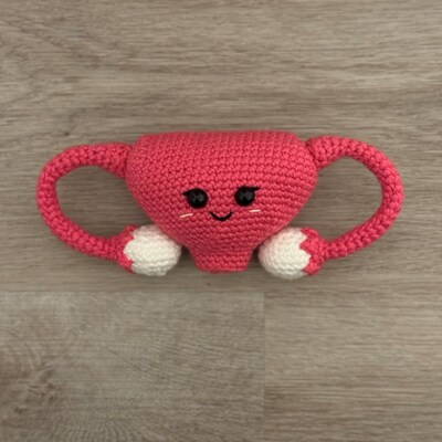 Anatomical Uterus Crochet Pattern PATTERN ONLY Instant DOWNLOAD ...