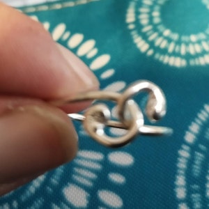 Sterling Silver Fidget Ring, Anxiety Ring, Spinner Ring, Fiddle Ring ...