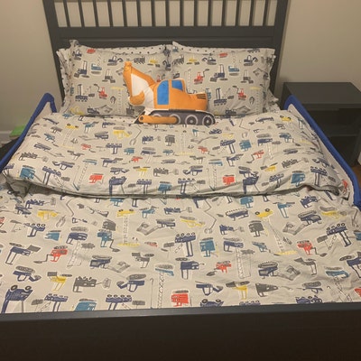 GIFT IDEA Children Cute Digger Shaped Truck Soft Filled - Etsy