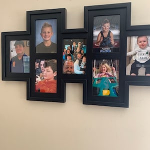 MULTI 3 Opening 8x10 Distressed Rustic Collage Picture Frame - Etsy