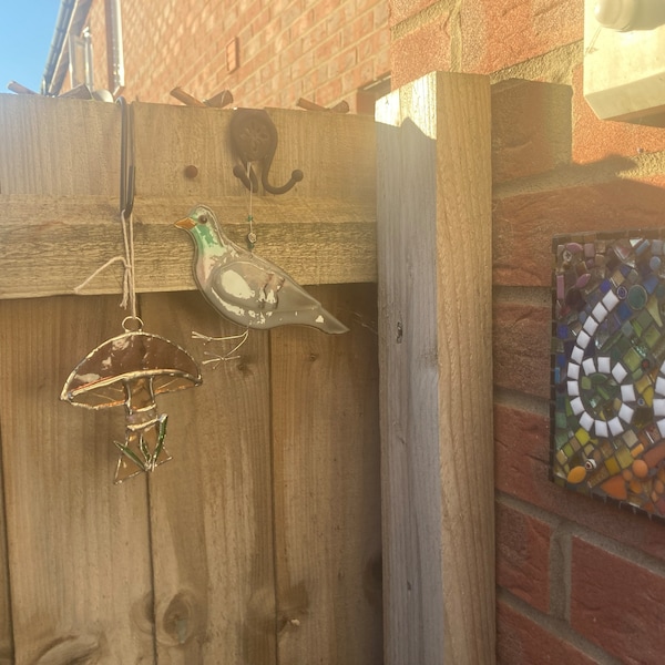 Fused Glass Pigeon, Pigeon Fancier Gift, Garden Bird, Garden Ornament ...