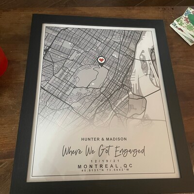 Personalized Engagement Gift Where We Got Engaged Engagement - Etsy