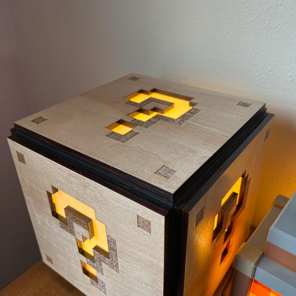 THE ORIGINAL Minecraft "inspired" Ore Lamp, Nightlight, LED, Gamer Lamp ...