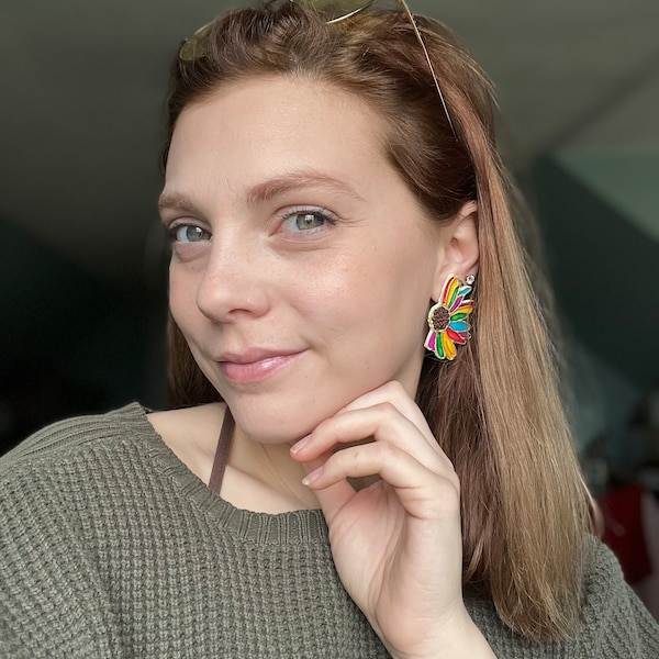 Papel Picado Colibri Earrings. Mexican Folk Art. Mexican Inspired ...