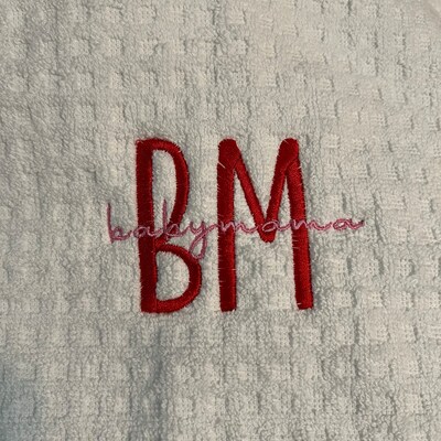 Beauty Marks Duo Font Embroidery Machine Designs BX Monogram - Etsy