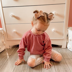 Spring Eyelet Knot Piggies Spring Bows Pigtail Sets White - Etsy