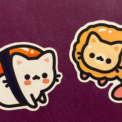 Kawaii Mew Sticker High Quality Matte Waterproof Sticker - Etsy