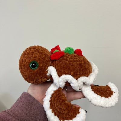 Gingerbread Turtle Pattern Crochet PDF Download Beginner Friendly ...