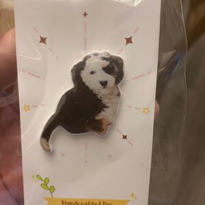 Pet Portrait Customised Enamel Pin-Cute personalized | Etsy