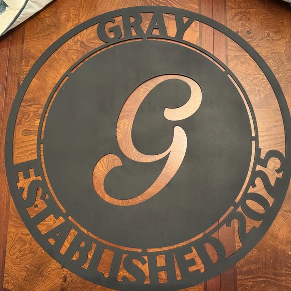 Custom Metal Family Crest Sign / Family Crest / Metal Family Crest ...